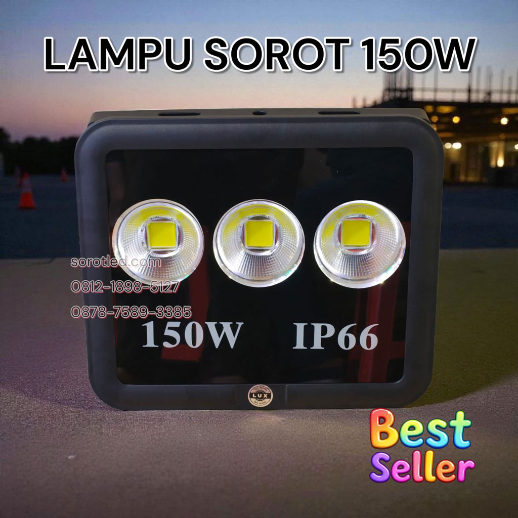 Lampu Sorot Outdoor 150W LED IP66 | Cahaya Glodok